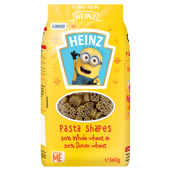 Heinz Despicable Me Minion Pasta Shapes 360g - We Get Any Stock