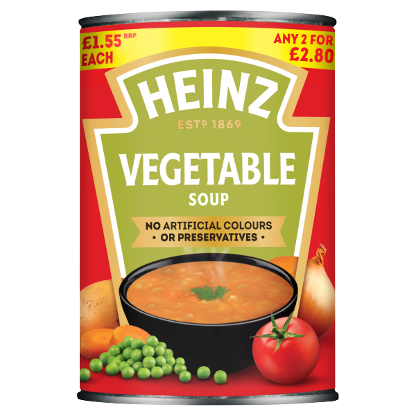 Heinz Vegetable Soup 400g We Get Any Stock