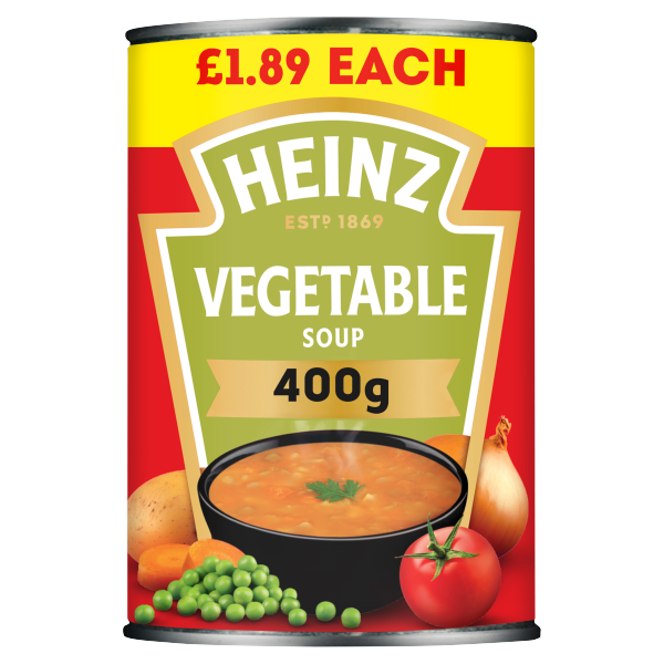 Heinz Vegetable Soup Pmp £189 400g We Get Any Stock