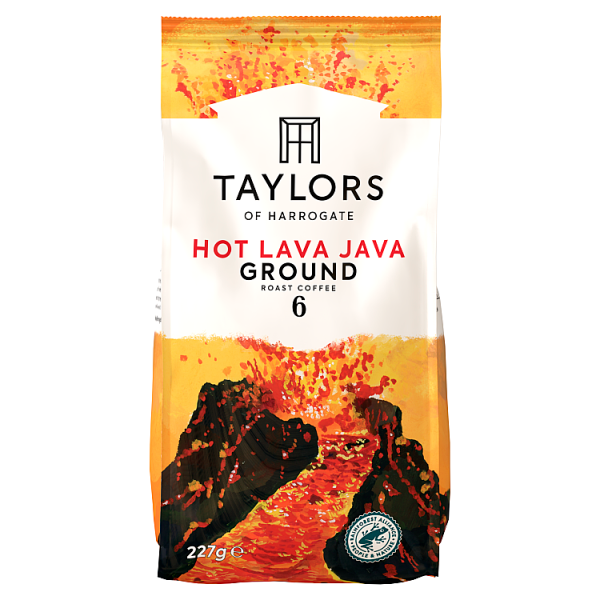 Taylors of Harrogate Hot Lava Java Ground Roast Coffee 227g - We Get Any Stock