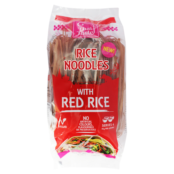 Thai Taste Rice Noodles With Red Rice 200g - We Get Any Stock