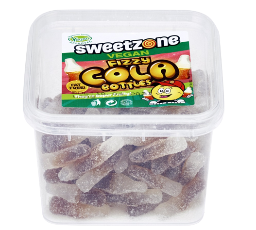 Sweetzone Vegan Fizzy Cola Bottles 170g - We Get Any Stock