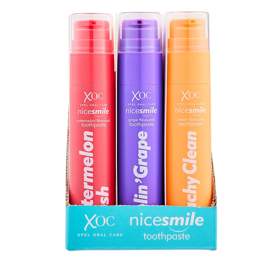 XOC Flavoured Toothpaste Watermelon, Grape & Peach 60g - We Get Any Stock