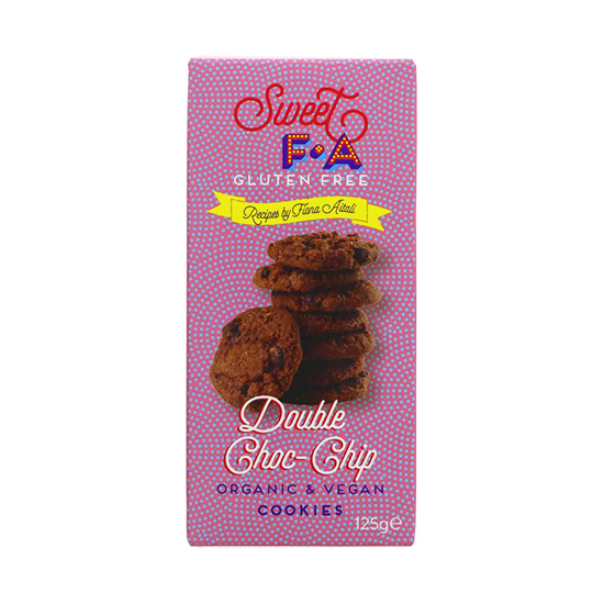 Sweet FA Gluten Free Double Chocolate Chip Cookies Organic, Gluten-Free ...
