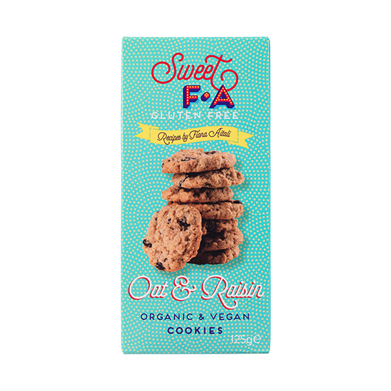 Sweet FA Gluten Free Oat & Raisin Cookies Organic, Gluten-Free And ...