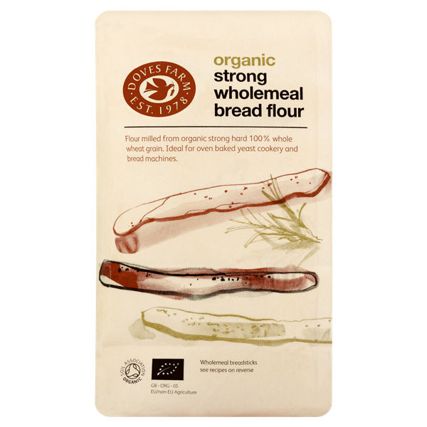 Doves Farm Organic Strong Wholemeal Bread Flour 1.5kg - We Get Any Stock