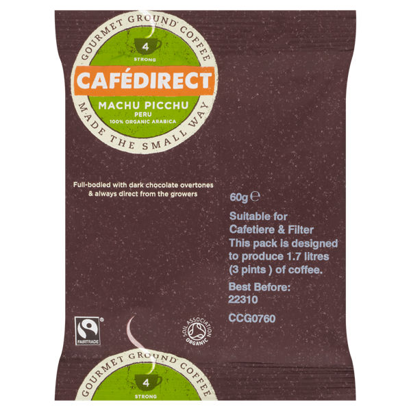 Cafe Direct Fairtrade Machu Picchu Organic 60g - We Get Any Stock