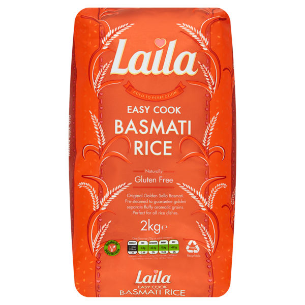 Laila Easy Cook Basmati Rice 2kg - We Get Any Stock