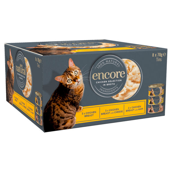 Encore Chicken Selection in Broth 8 x 70g - We Get Any Stock